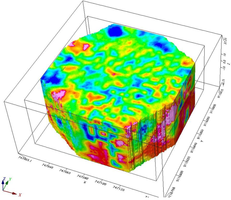 3D Density Modeling from Microgravity Survey Results for Identifying ...